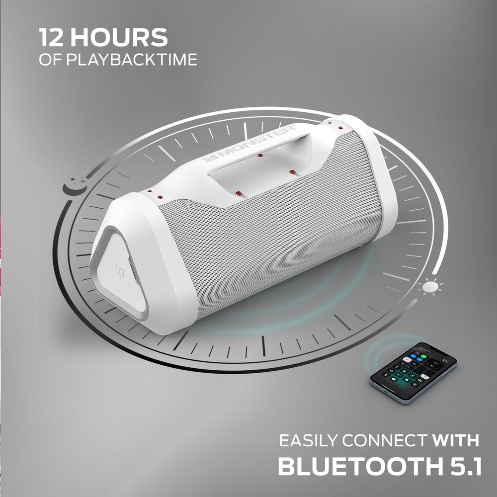 Monster Blaster 3.0 Portable Speaker - 120W Wireless Bluetooth, IPX5 ...
