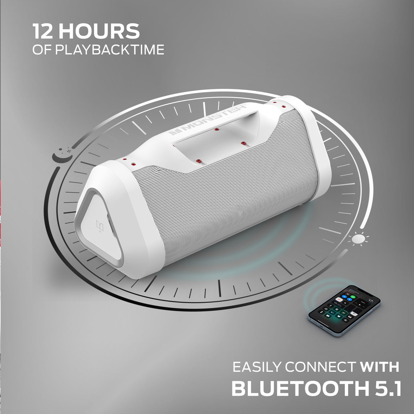 Monster Blaster 3.0 Portable Speaker - 120W Wireless Bluetooth, IPX5 ...